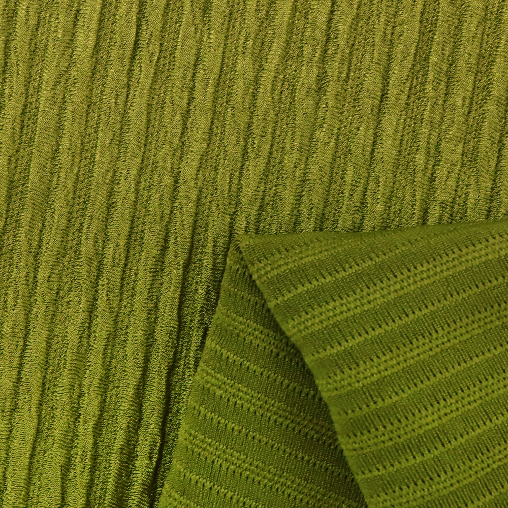 230g Polyester Spandex Crinkle Pleated Fabric #2001 - Xin Qin Yuan Textile